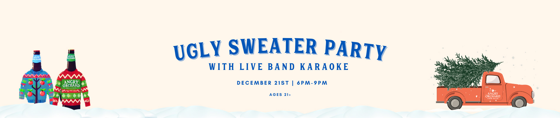 Ugly Sweater Party | Angry Orchard